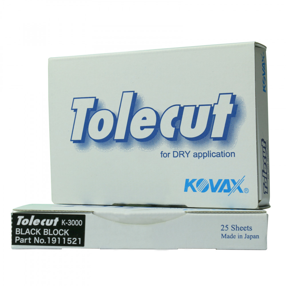 Caixa Lixa seca Tolecut Kovax Black K3000 ( 25 folhas avulsa)
